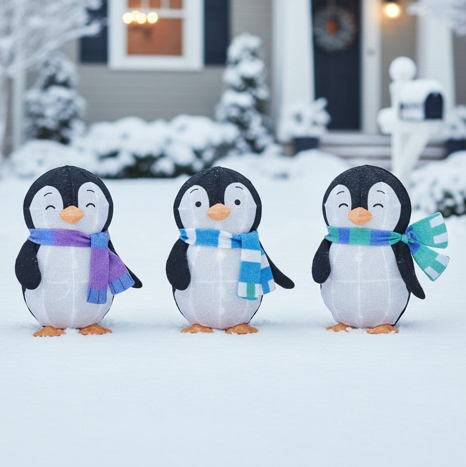 Hallmark Keepsakes Penguin Bundle | LED Outdoor Decorations – American Sale