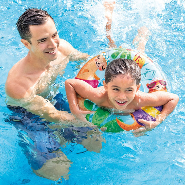 Intex Ocean Reef Transparent Inflatable Swim Rings