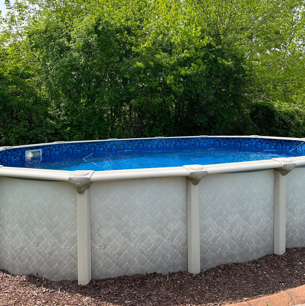 Trendium 52" Zenith Tuscany Steel Above Ground Swimming Pool
