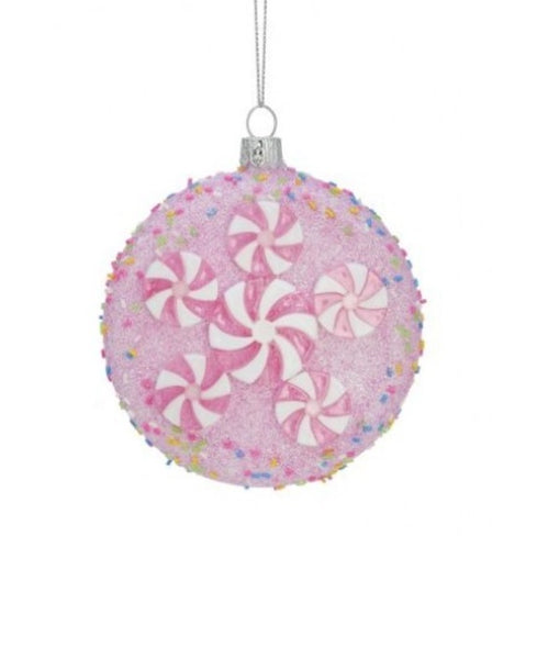 Peppermint Disk Ornament | Cute Christmas Tree Ornaments – American Sale