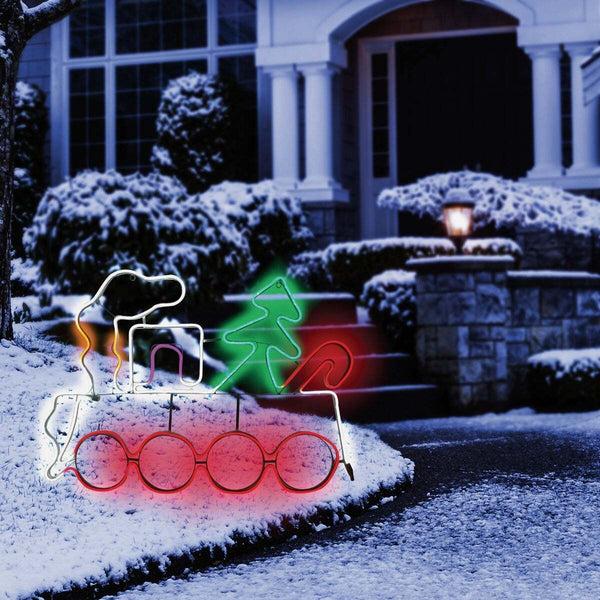 LED Christmas Train Lighted Decoration | Outdoor Christmas Decor ...