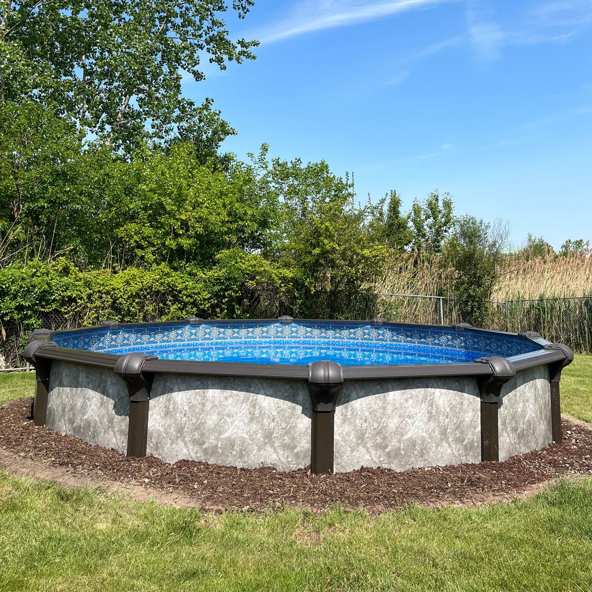 Everest Semi-Inground Pool | Backyard Pools | Pools for the Backyard ...