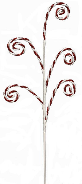 Glittered Coil Pick Spray | Vase Fillers | Decorative Pick Sprays ...