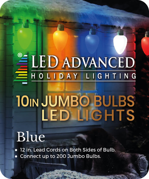 10" Jumbo LED Bulb Decoration