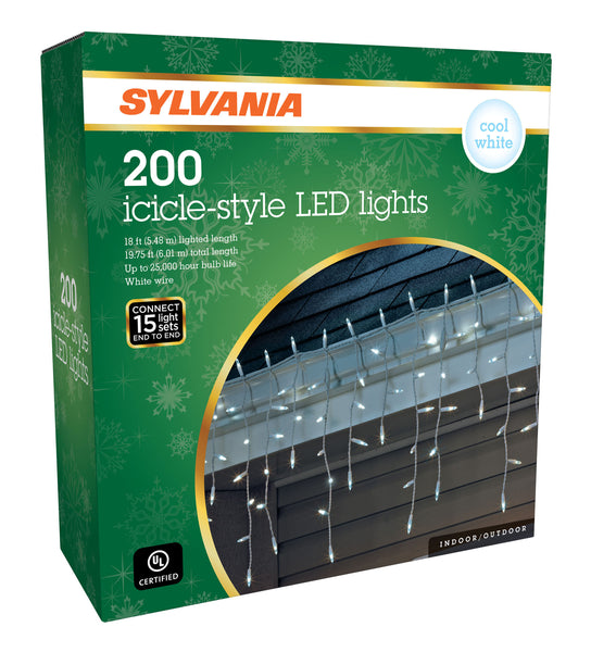 200 M5 Mini LED Icicle Drop Lights | Icicle Lights for Christmas ...