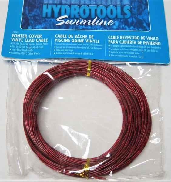 100 ft. HydroTools Vinyl Coated Winter Pool Cover Cable | Winterizing ...