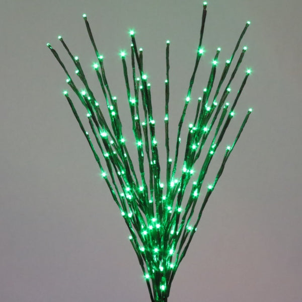 36" LED Twinkle Light Burst Twig Bush Light-Up Wire Decor