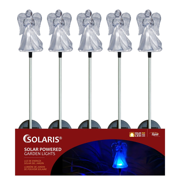 Solar Angel LED Garden Stake | 1 Solar Angel LED Stake | Angel Stakes ...