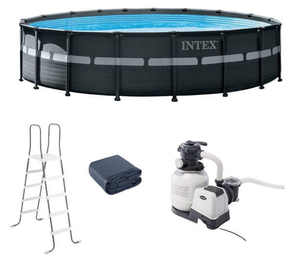 Intex Pools | 18' x 52" Ultra XTR Frame Pool Set with Sand Filter Pump ...
