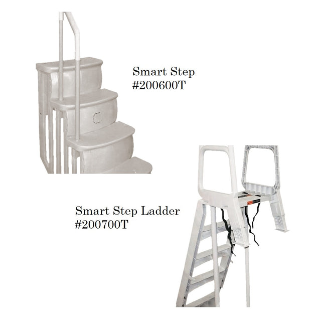 Pool Ladders | Main Access Smart Step System | Above Ground Ladders ...