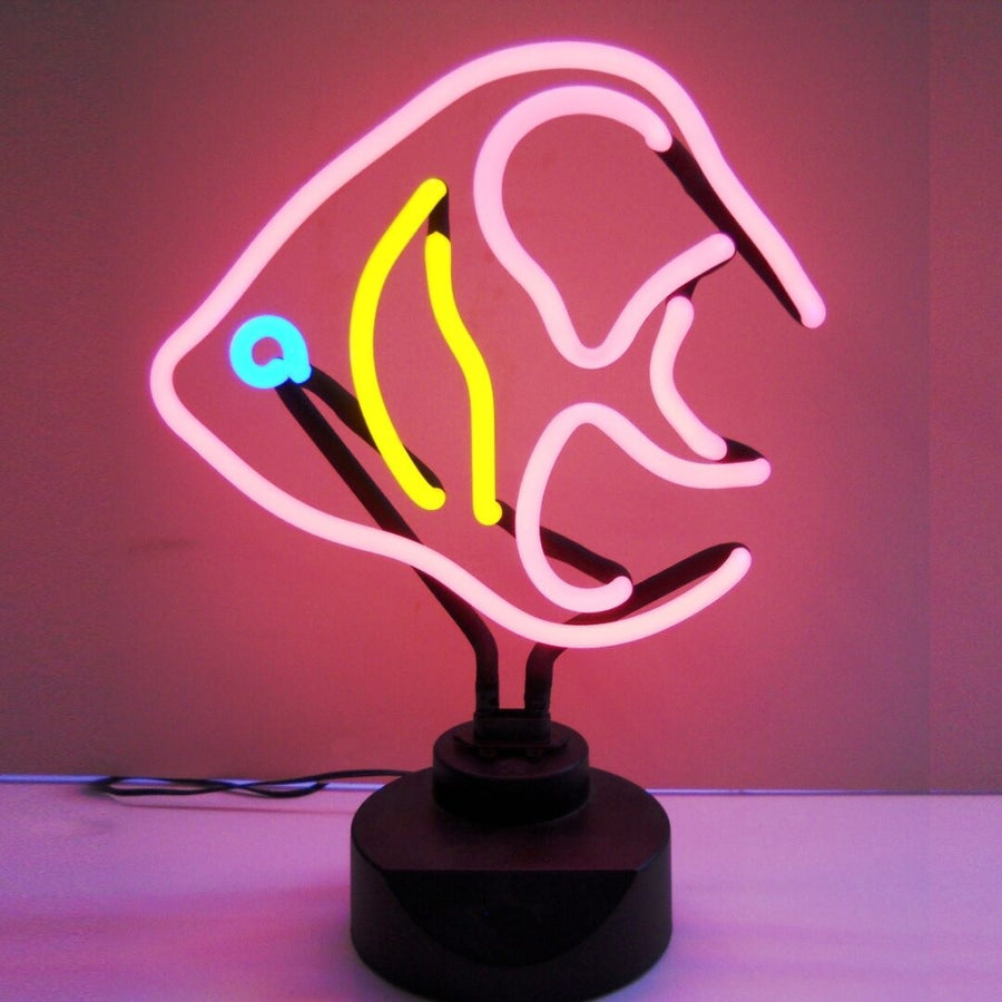 Neonetics Angelfish Neon Sculpture | Neon Fish Sign | Neon Fish ...