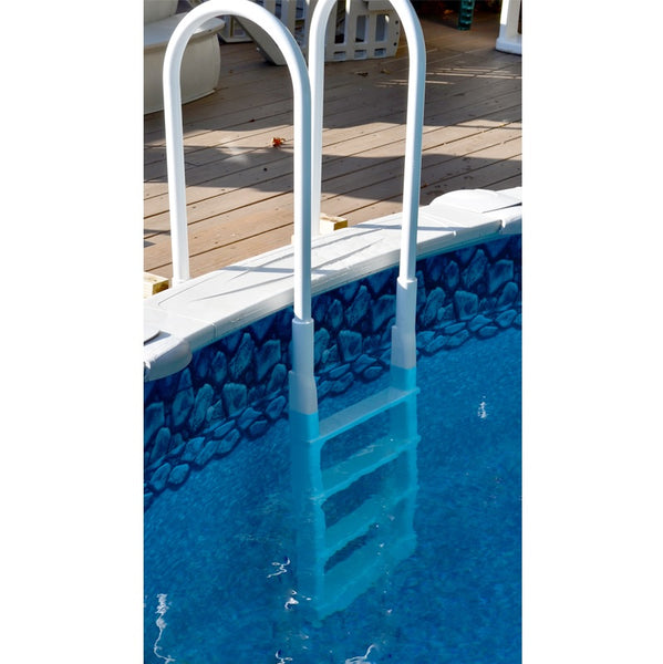 Main Access Pro Series Above Ground Pool Deck Ladder | Pool Ladders ...