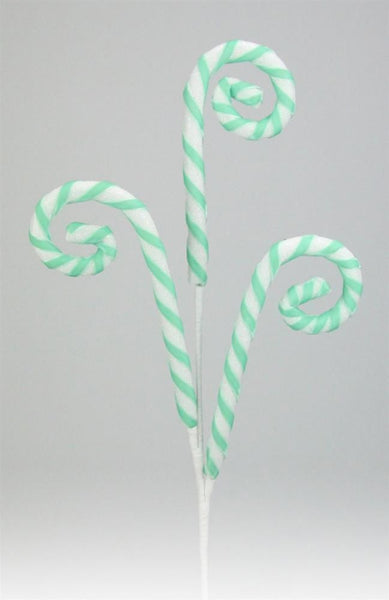 Mint Green Candy Cane Pick Spray | Cute Pick Sprays | Cute Picks ...