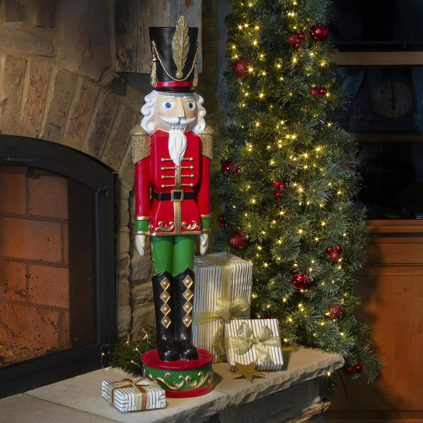 3' Red and Green Christmas Nutcracker | Nutcracker Decoration ...
