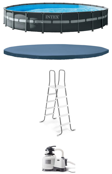 Intex 24' x 52" Ultra XTR™ Frame Pool Set with Sand Filter Pump ...